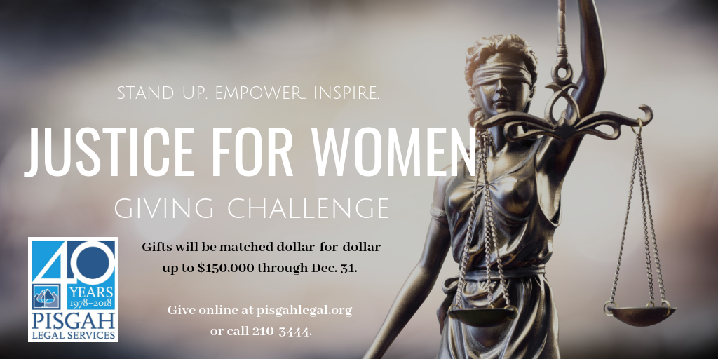 Justice for Women Giving Challenge - Pisgah Legal Services