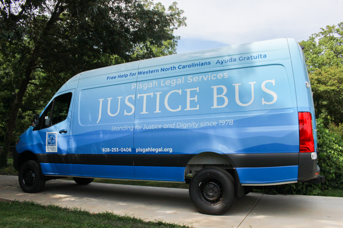 Justice Bus - Pisgah Legal Services