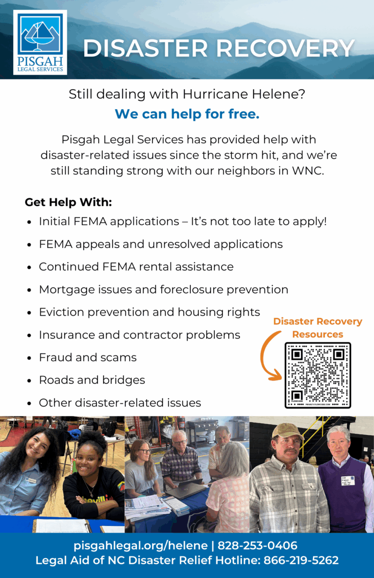Materials - Pisgah Legal Services